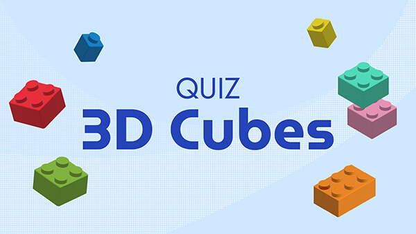 Quiz cubes 3d | Modèles Genially